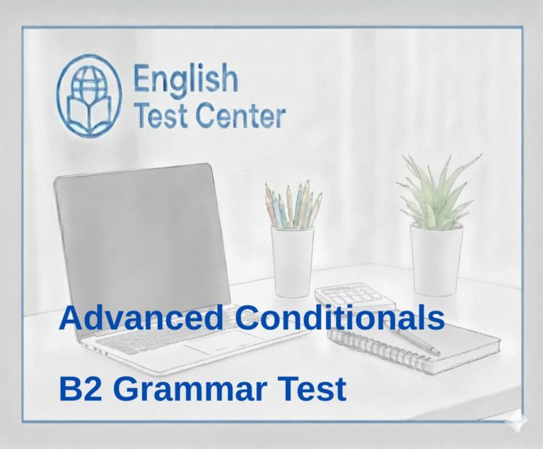 Advanced Conditionals - C1 Grammar Test